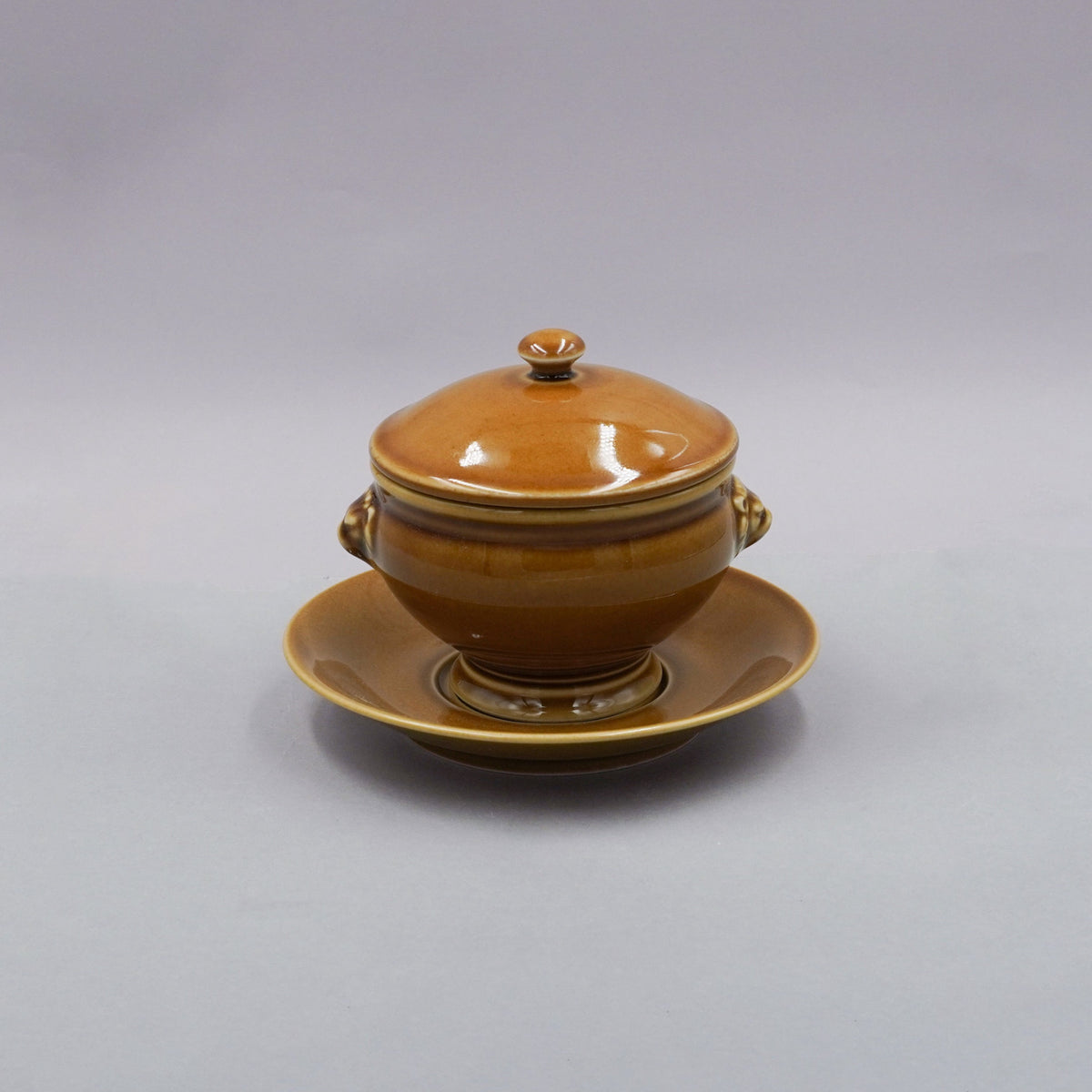 Lion Truffle Bowl with Lid and Saucer, 16cm x H12cm – Artifactt.com
